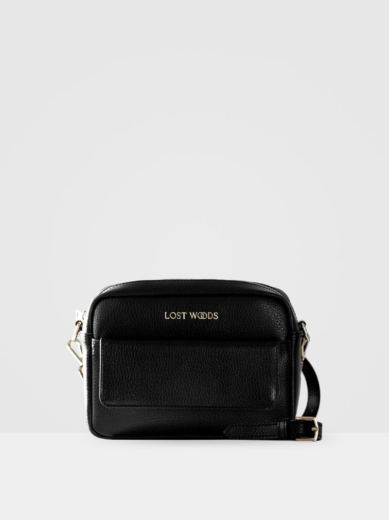 Aster Camera Bag | Black and Gold | Lost Woods